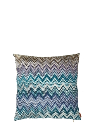 Missoni Home Jarris Zikzak Desenli 40x40 Dekoratif Yastık Mavi Missoni Home Jarris Zikzak Desenli 40x40 Dekoratif Yastık Mavi