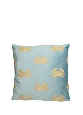 Room Diaries Yengeç Motifli Dekoratif Yastık Mavi Room Diaries Yengeç Motifli Dekoratif Yastık Mavi