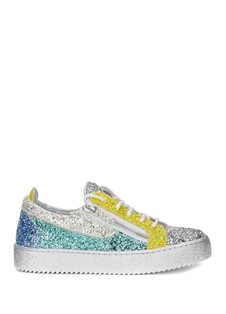 Giuseppe Zanotti Kadın Colorblocked Fermuar Detaylı Deri Sneaker 36 EU Giuseppe Zanotti Kadın Colorblocked Fermuar Detaylı Deri Sneaker 36 EU