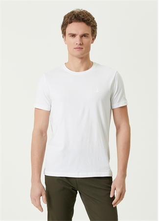 Beymen Club Erkek Beyaz Logolu Basic T-shirt S Beymen Club Erkek Beyaz Logolu Basic T-shirt S