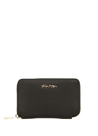 Tommy Hilfiger Kadın Siyah Logolu Cüzdan Eu Tommy Hilfiger Kadın Siyah Logolu Cüzdan Eu
