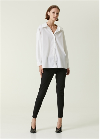 Beymen Collection Kadın Siyah Yüksek Bel Tayt Pantolon 34