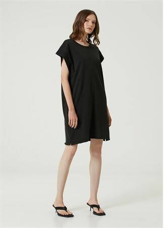 Rag&Bone Kadın Siyah Kısa Kol Mini Elbise XS EU