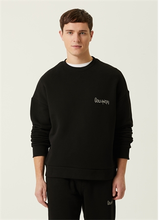 Qollanchi Erkek Named Siyah Figür Detaylı Sweatshirt S EU Qollanchi Erkek Named Siyah Figür Detaylı Sweatshirt S EU