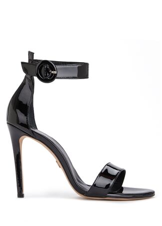 Divarese Kadın Siyah Deri Sandalet 40 Eu