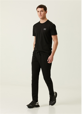 Dolce&Gabbana Erkek Siyah Beli Kordonlu Jogger Eşofman Altı 44 IT Dolce&Gabbana Erkek Siyah Beli Kordonlu Jogger Eşofman Altı 44 IT