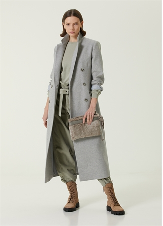 Brunello Cucinelli Kadın Yeşil Kemerli Fitilli Kadife Pantolon 42 IT Brunello Cucinelli Kadın Yeşil Kemerli Fitilli Kadife Pantolon 42 IT