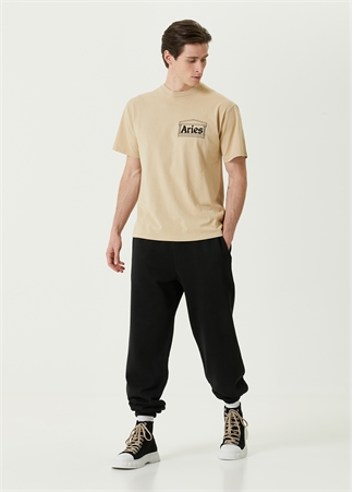 Aries Erkek Siyah Logolu Jogger Eşofman Altı S Eu Aries Erkek Siyah Logolu Jogger Eşofman Altı S Eu