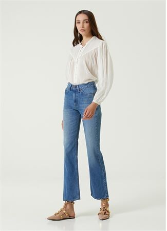 Valentino Kadın X Levis Yüksek Bel Jean Pantolon Mavi 30 US