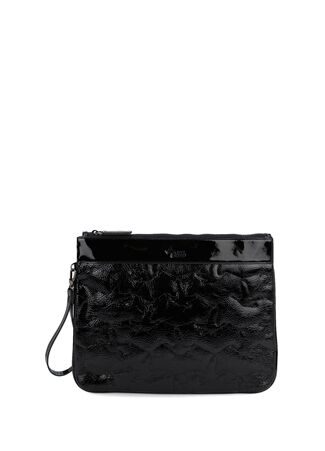 Beymen Kadın Siyah Logo Kabartmalı El Çantası EU