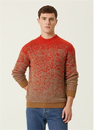 Boss Erkek Kırmızı Örgü Dokulu Kazak XL EU Boss Erkek Kırmızı Örgü Dokulu Kazak XL EU