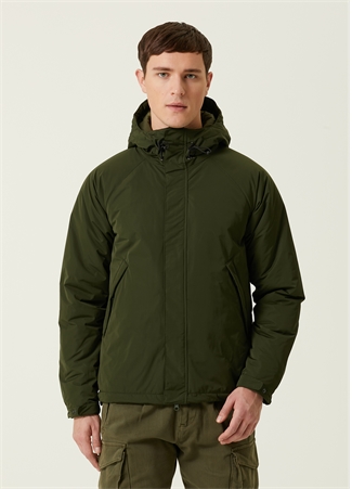 Aspesi Erkek Haki Kapüşonlu Mont Yeşil S EU Aspesi Erkek Haki Kapüşonlu Mont Yeşil S EU