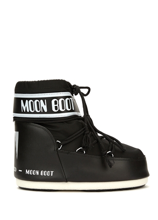 Moon Boot Kadın Icon Siyah Beyaz Logolu Kar Botu 39-4 EU Moon Boot Kadın Icon Siyah Beyaz Logolu Kar Botu 39-4 EU