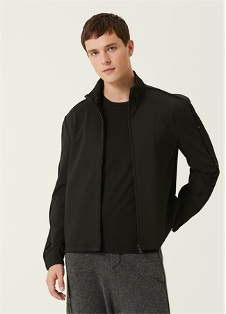 MCQ Erkek Siyah Dik Yaka Kolu Şeritli Sweatshirt M EU MCQ Erkek Siyah Dik Yaka Kolu Şeritli Sweatshirt M EU