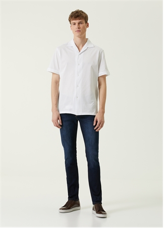 Beymen Collection Erkek Lacivert Kontrast Dikişli Jean Pantolon 36 EU Beymen Collection Erkek Lacivert Kontrast Dikişli Jean Pantolon 36 EU