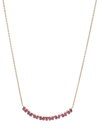 Collection-Divdiamond Kadın Taşlı Altın Rengi Kolye EU