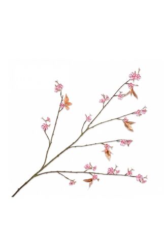 Silkka Pembe Dekoratif Çiçek Altın Rengi