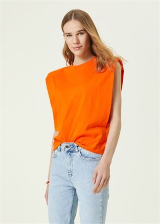 Network Kadın Tshirt Turuncu Xs Eu