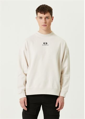 Balenciaga Erkek SWEATSHIRT Beyaz S EU