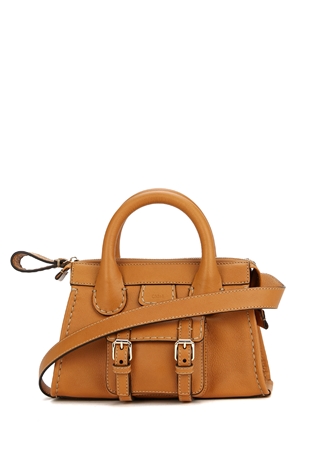 Chloe Kadın Kahverengi Deri Omuz Çantası EU