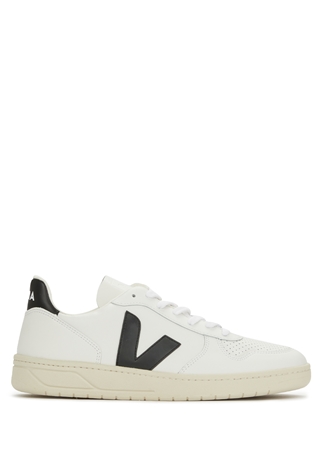 Veja Erkek Beyaz Siyah Logolu Deri Sneaker 42 EU Veja Erkek Beyaz Siyah Logolu Deri Sneaker 42 EU