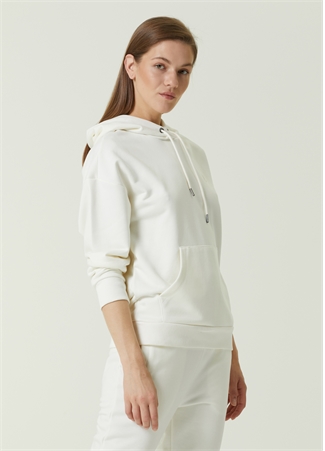 Beymen Club Kadın Ekru Kapüşonlu Sweatshirt Bej S EU Beymen Club Kadın Ekru Kapüşonlu Sweatshirt Bej S EU