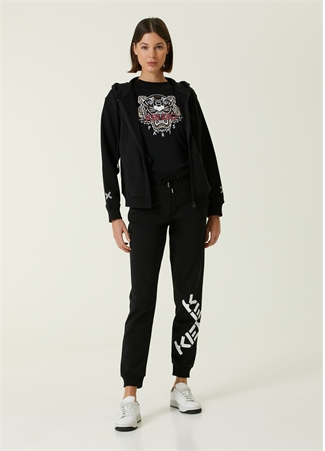 Kenzo Kadın Siyah Logo Baskılı Jogger Eşofman M EU Kenzo Kadın Siyah Logo Baskılı Jogger Eşofman M EU