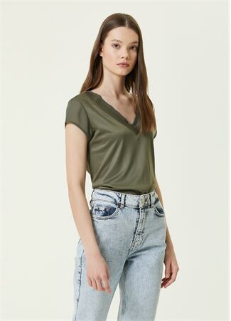 Network Kadın TSHIRT Haki XS EU