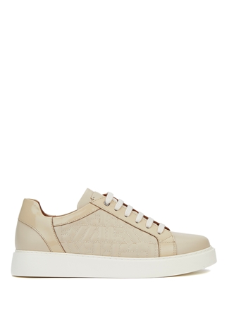 Beymen Club Kadın Bej Kapitoneli Logolu Deri Sneaker 36 Beymen Club Kadın Bej Kapitoneli Logolu Deri Sneaker 36