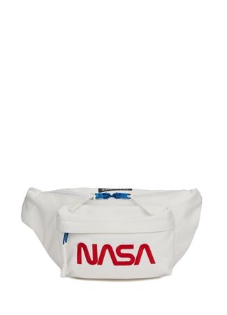 Balenciaga Kadın Beyaz Logolu Bel Çantası EU