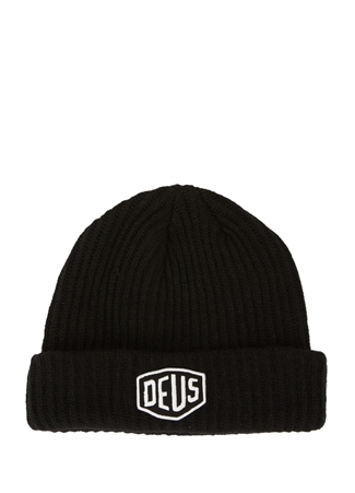 Deus Ex Machina Erkek Siyah Logo Nakışlı Yün Bere EU Deus Ex Machina Erkek Siyah Logo Nakışlı Yün Bere EU