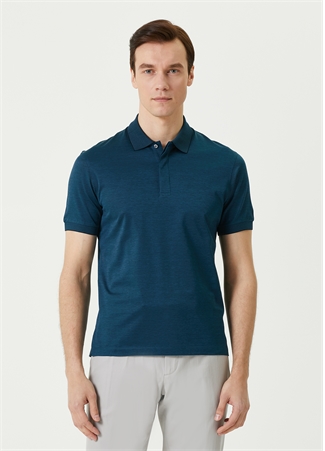 Zegna Erkek Petrol Polo Yaka T-shirt Yeşil 48 It Zegna Erkek Petrol Polo Yaka T-shirt Yeşil 48 It