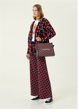 Lanvin Kadın PANTOLON Mavi S EU