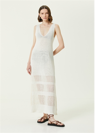 Academia Kadın Kemik V Yaka Maksi File Keten Elbise Bej Xs Eu Academia Kadın Kemik V Yaka Maksi File Keten Elbise Bej Xs Eu