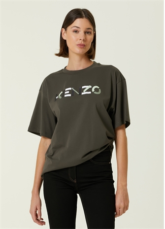 Kenzo Kadın Gri Logo Baskılı Basic T-shirt M EU Kenzo Kadın Gri Logo Baskılı Basic T-shirt M EU
