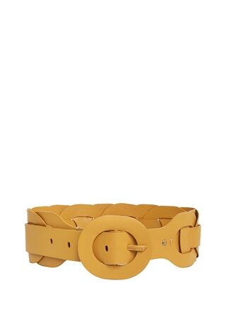 Zimmermann Kadın Hardal Deri Kemer Sarı XS/S EU