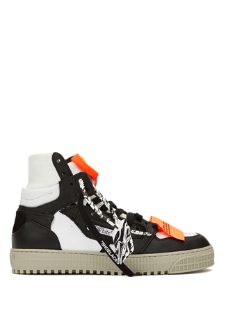 Off-White Kadın Siyah Logolu Çorap Detaylı Deri Sneaker 36 EU Off-White Kadın Siyah Logolu Çorap Detaylı Deri Sneaker 36 EU