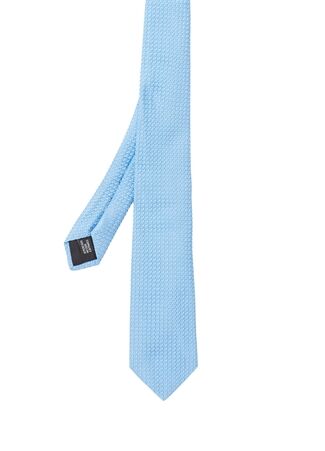 Lanvin Erkek Mavi Mikro Desenli İpek Kravat Eu