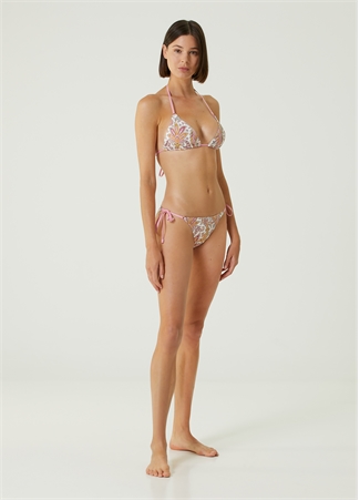 Zimmermann Kadın Beyaz Etnik Desenli Bikini Takımı Pembe 0 Us