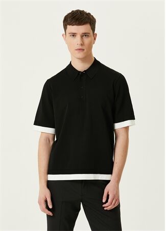 Neil Barrett Erkek POLO YAKA Siyah S EU