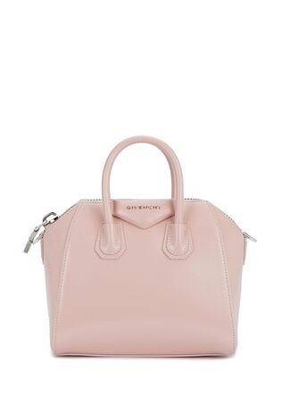 Givenchy Kadın Antigona Pembe Logolu Deri Omuz Çantası EU