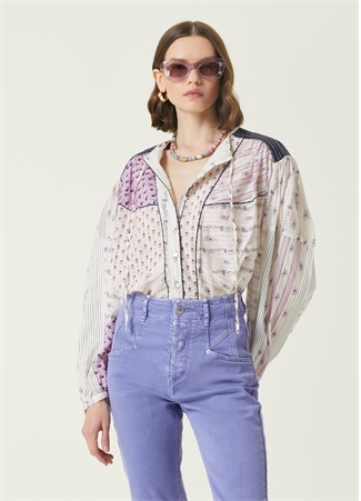 Isabel Marant Kadın Bluz Beyaz 34 Fr Isabel Marant Kadın Bluz Beyaz 34 Fr