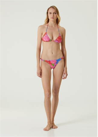 Reina Olga Kadın Scrunchie Çiçekli Üçgen Bikini Takımı Pembe Us Reina Olga Kadın Scrunchie Çiçekli Üçgen Bikini Takımı Pembe Us