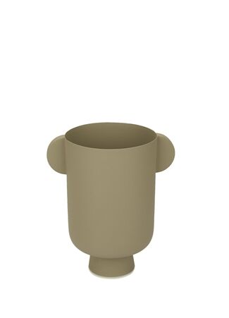 Bloomingville Irie Naturel Demir Vazo Bej