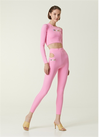 FIORUCCI Kadın Pembe Kesim Detaylı Tayt S EU FIORUCCI Kadın Pembe Kesim Detaylı Tayt S EU