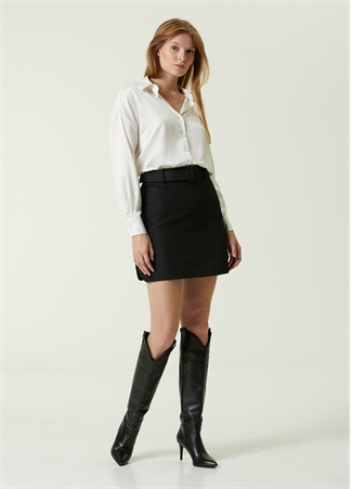 Network Kadın Regular Fit Siyah Mini Etek 36 EU Network Kadın Regular Fit Siyah Mini Etek 36 EU