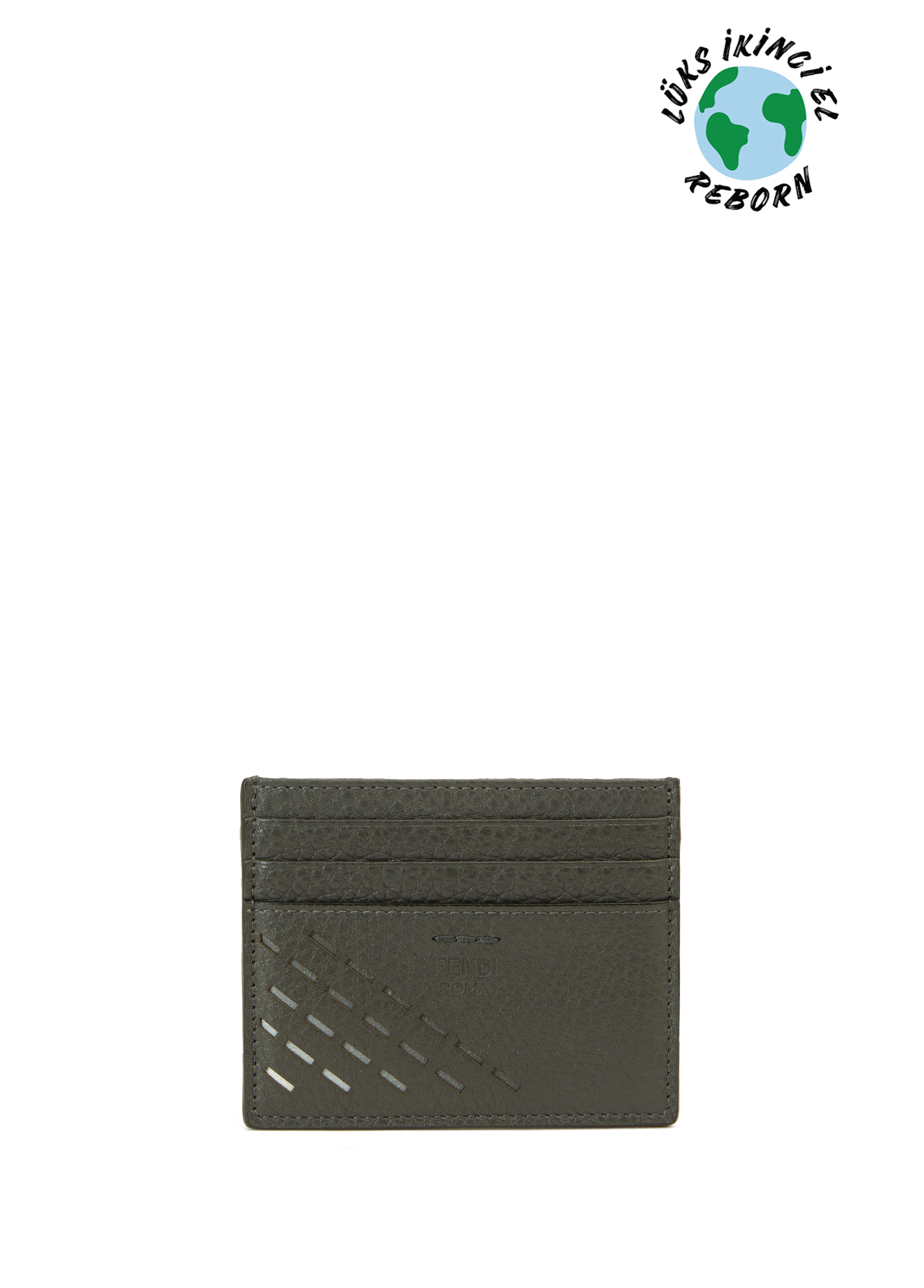 Beymen Reborn - Fendi Card Holder Cüzdan - Koyu Gri