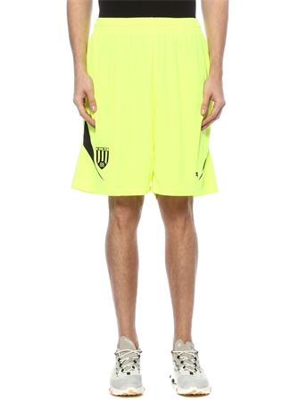 Balenciaga Erkek Neon Sarı Beli Büzgülü Logo Detaylı Bermuda S EU Balenciaga Erkek Neon Sarı Beli Büzgülü Logo Detaylı Bermuda S EU