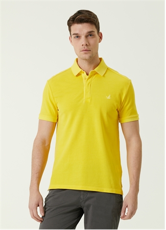 Beymen Club Erkek Slim Fit Sarı Polo Yaka Logolu T-shirt S Beymen Club Erkek Slim Fit Sarı Polo Yaka Logolu T-shirt S