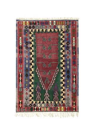 Soho Antiq Ingrid El Dokuması Desenli 146x213 cm Yün Kilim Çok Renkli Soho Antiq Ingrid El Dokuması Desenli 146x213 cm Yün Kilim Çok Renkli